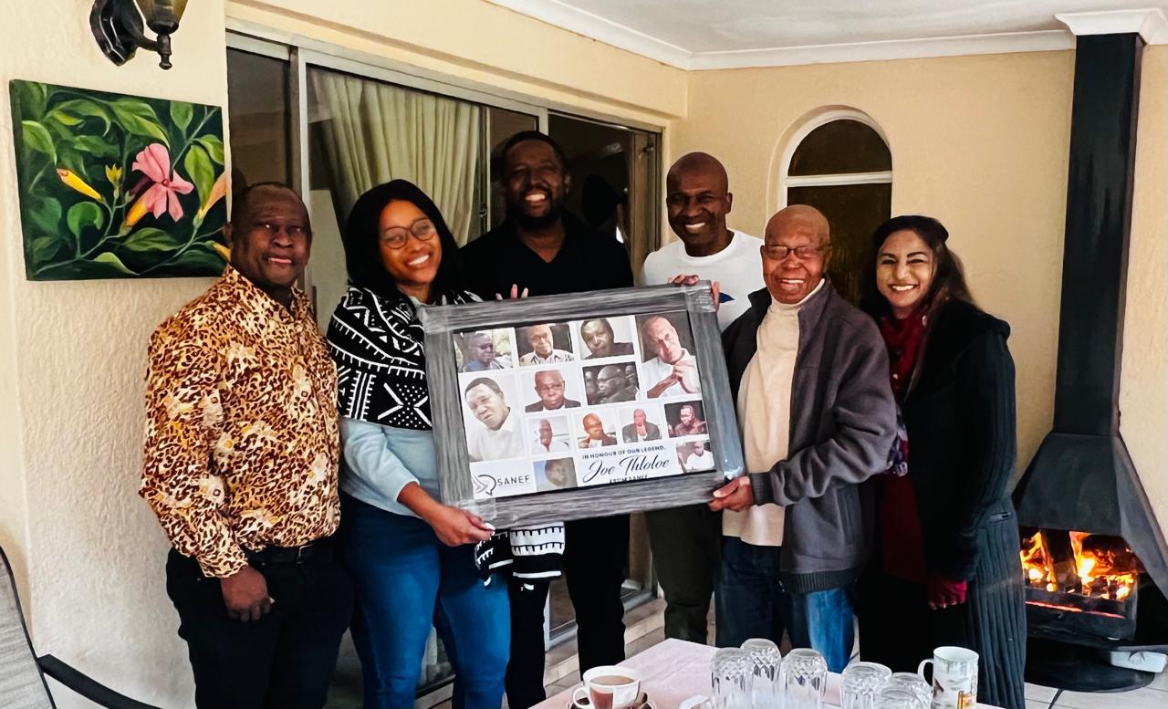 Sanef Delegation Visits Founding Member and Journalism Stalwart Joe ...