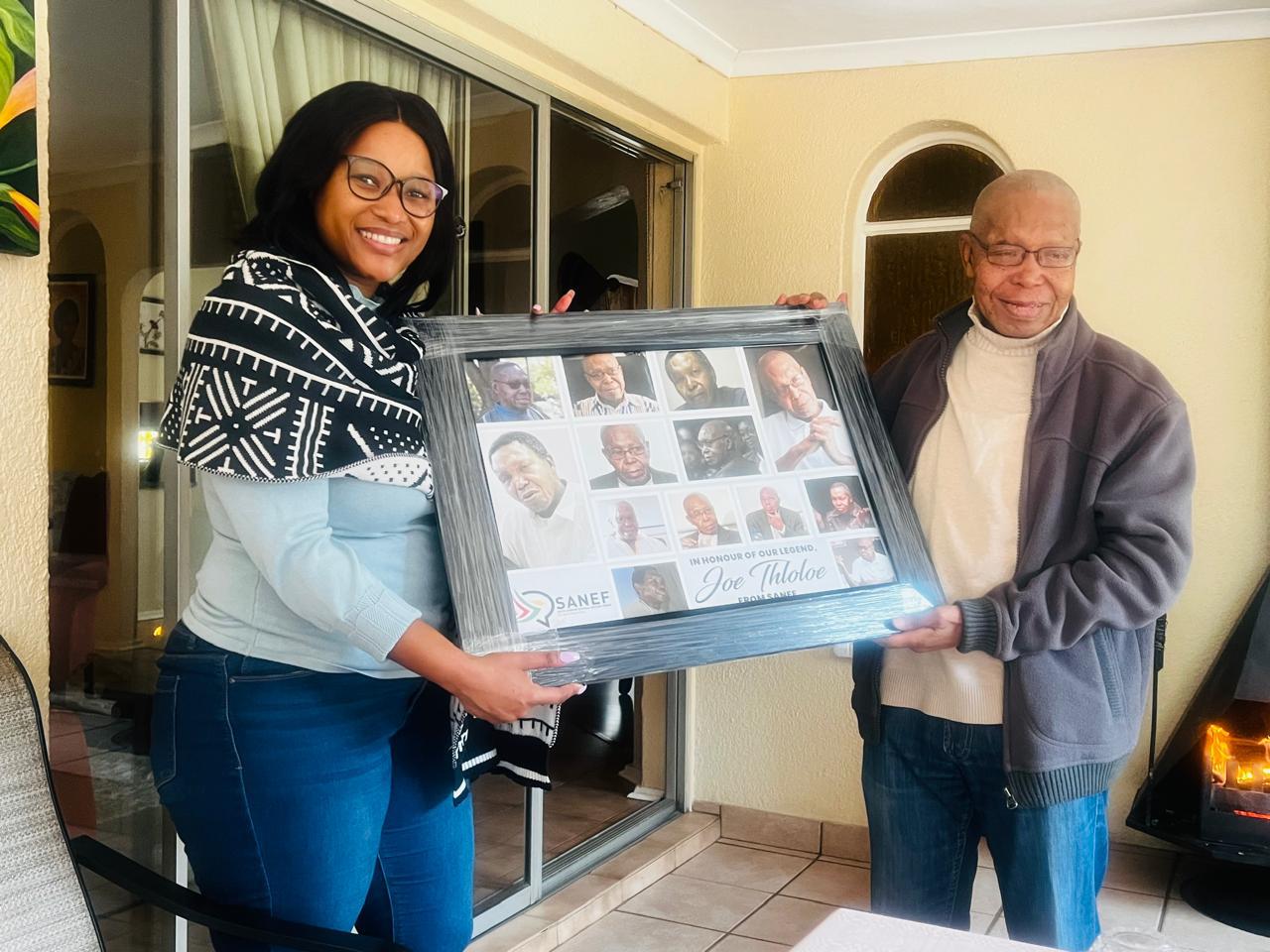 Sanef Delegation Visits Founding Member and Journalism Stalwart Joe ...